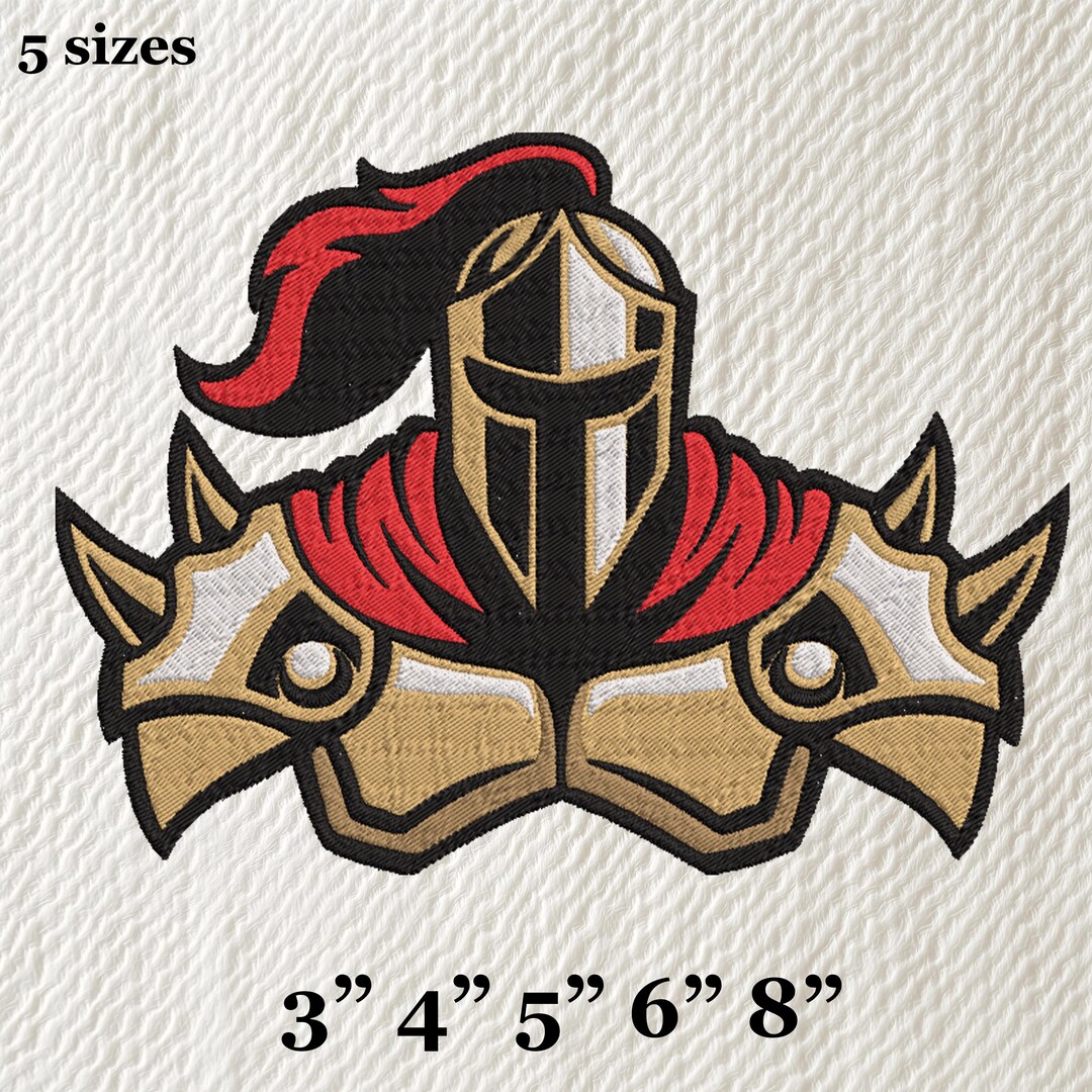 Knight Helmet Embroidery Design – Medieval Warrior Armor Machine ...