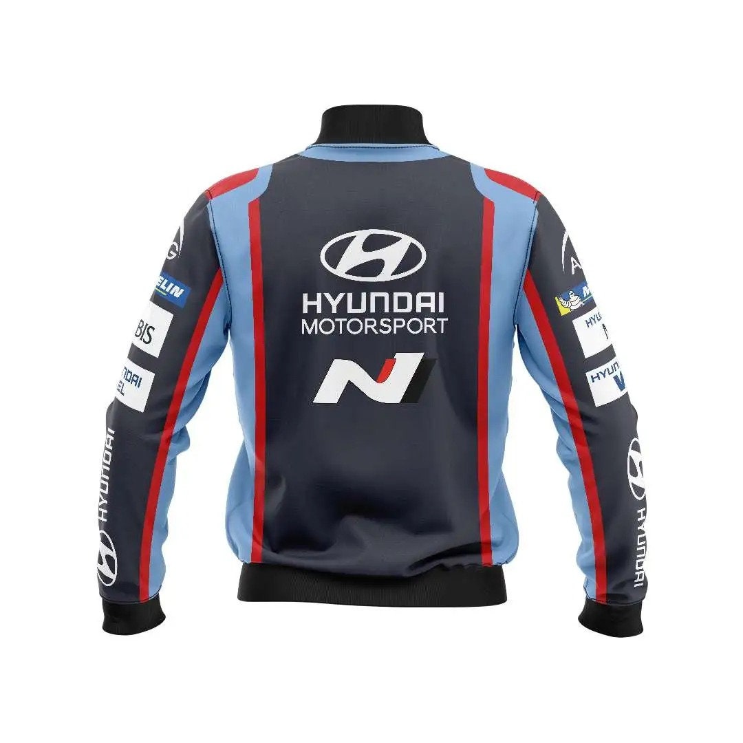 Personalized Hyundai Bomber Jacket 3D Racing Style F1, Custom Mobis ...