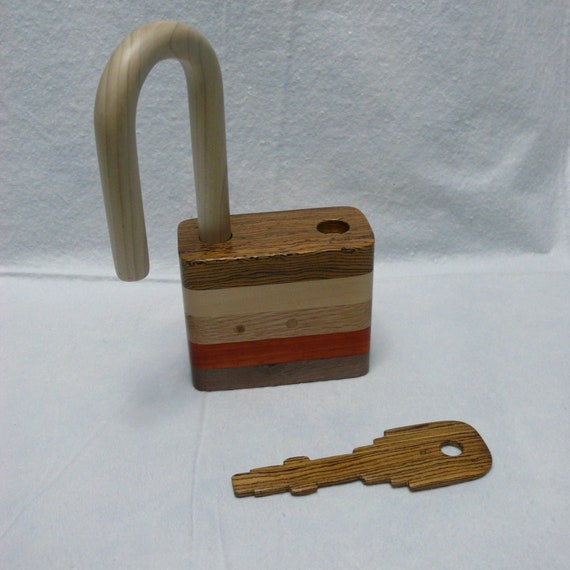 Wood Padlock Working Item 8 | Etsy