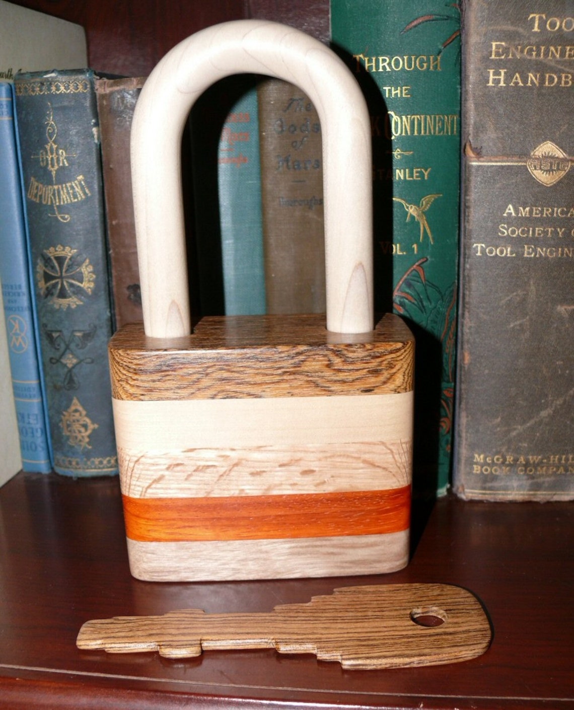 Wood Padlock, Working, Item 8 - Etsy