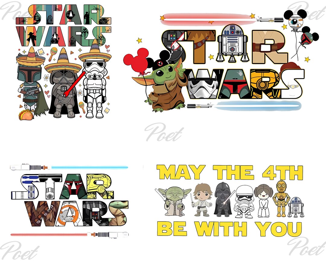 Star Wars PNG, May the 4th Be With You (digital Download) - Etsy