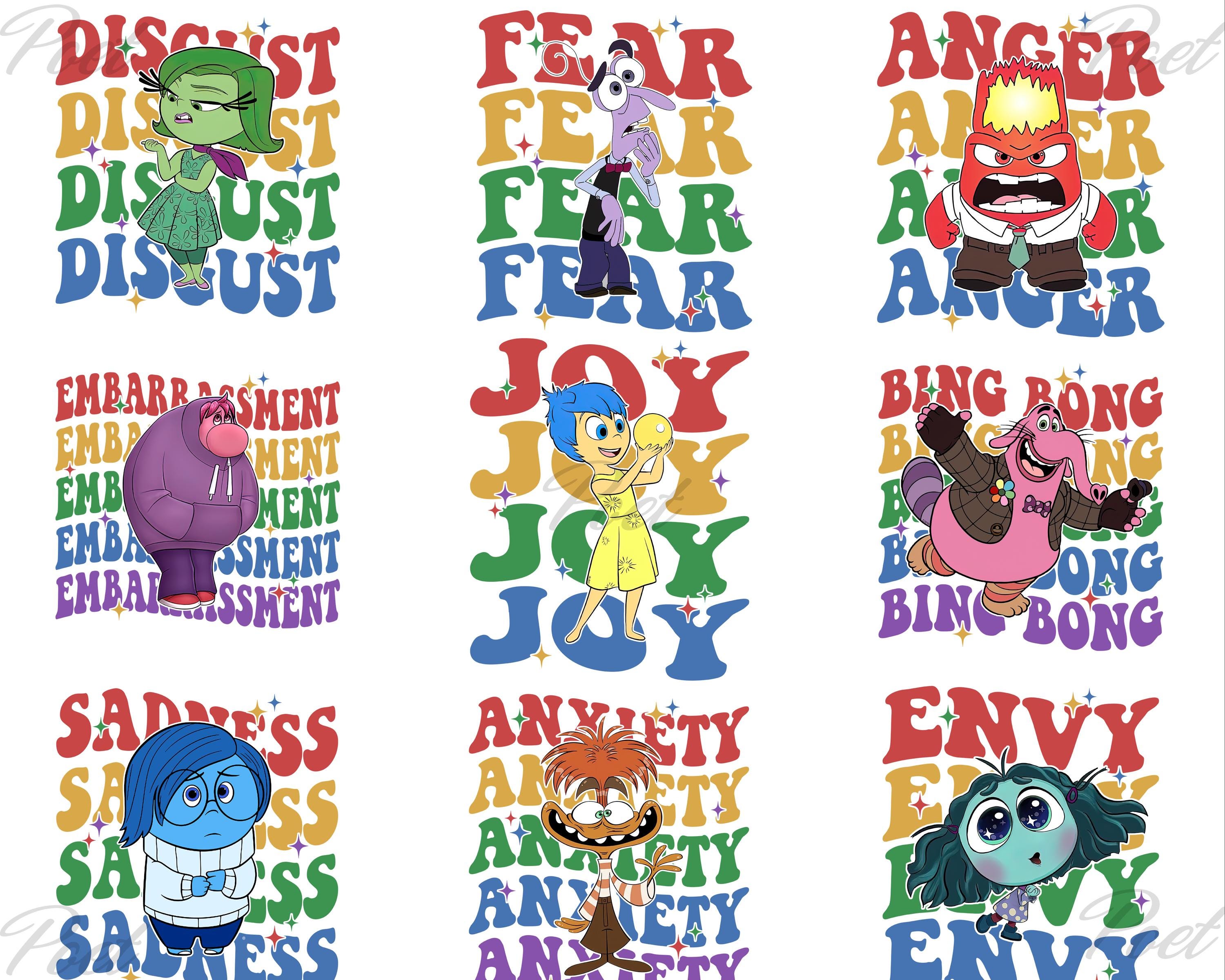Inside Out 2 PNG Bundle: All the Feelings Digital Download - Etsy
