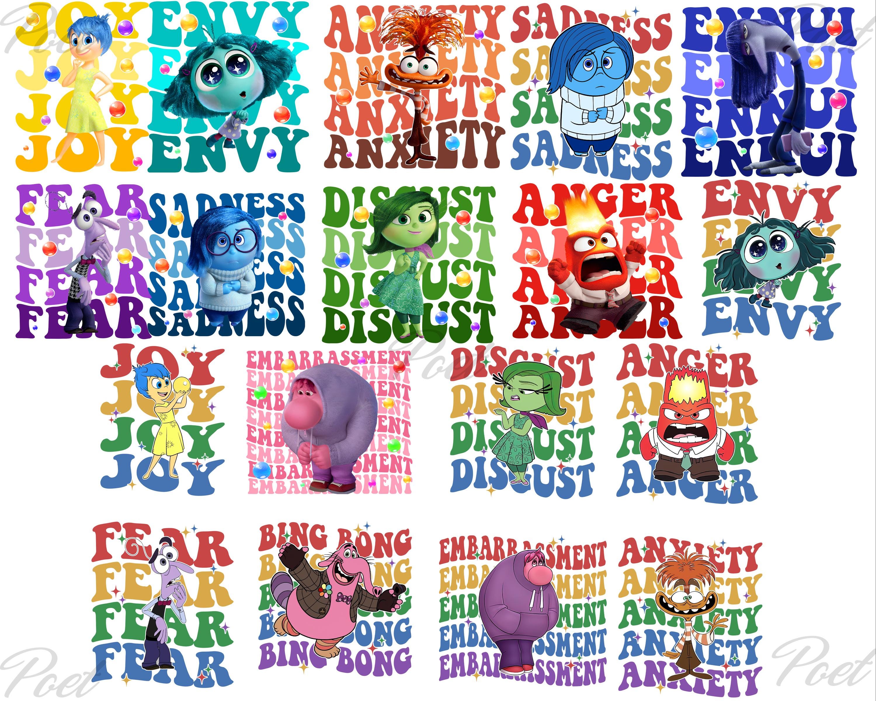 Inside Out 2 PNG Bundle: All the Feelings Digital Download - Etsy