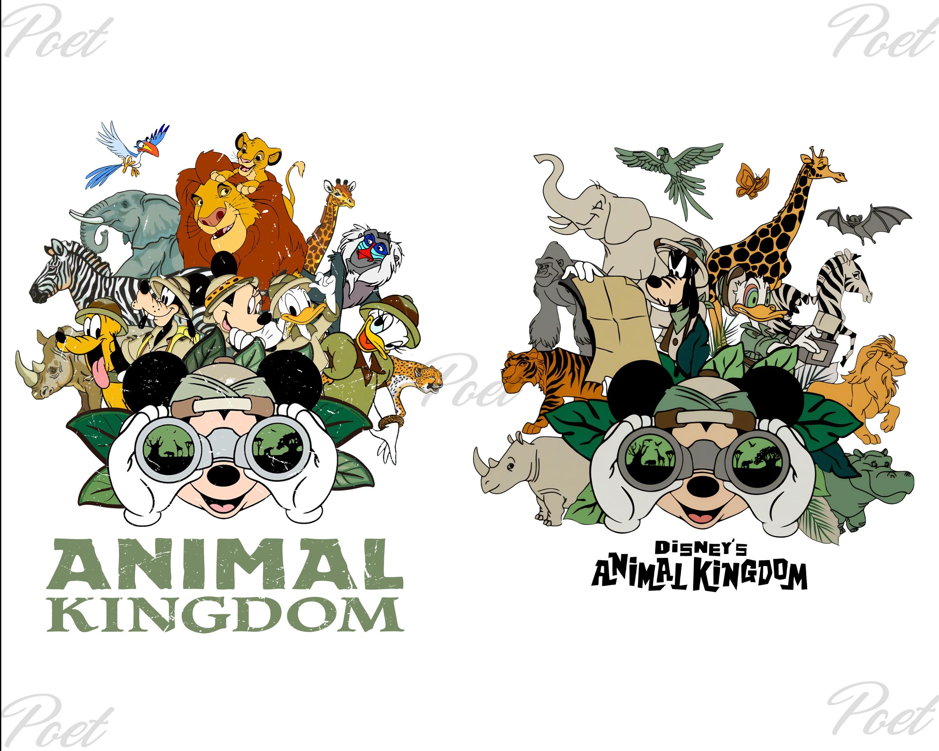 Animal Kingdom Mickey and Minnie Mouse PNG Bundle (digital Download) - Etsy
