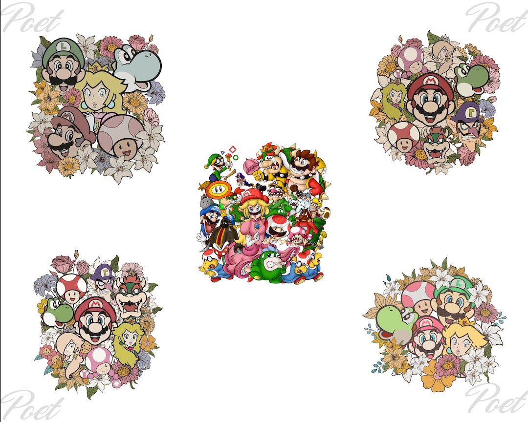 Super Mario Png, Mario Family Png, Mario All Characters, Mario Bros Png ...