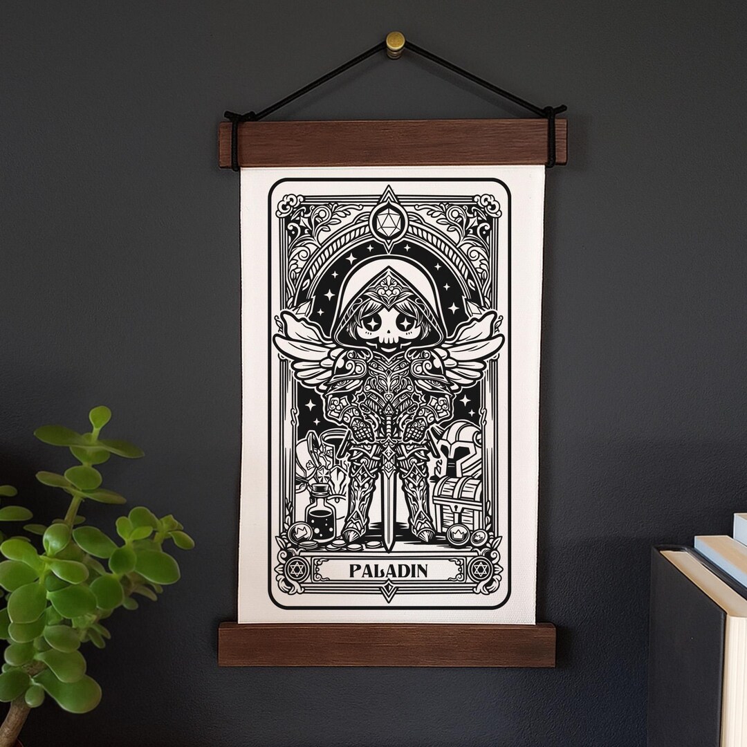 Paladin Class Banner – Wall Hanging - Dungeons & Dragons Decor - Dnd ...