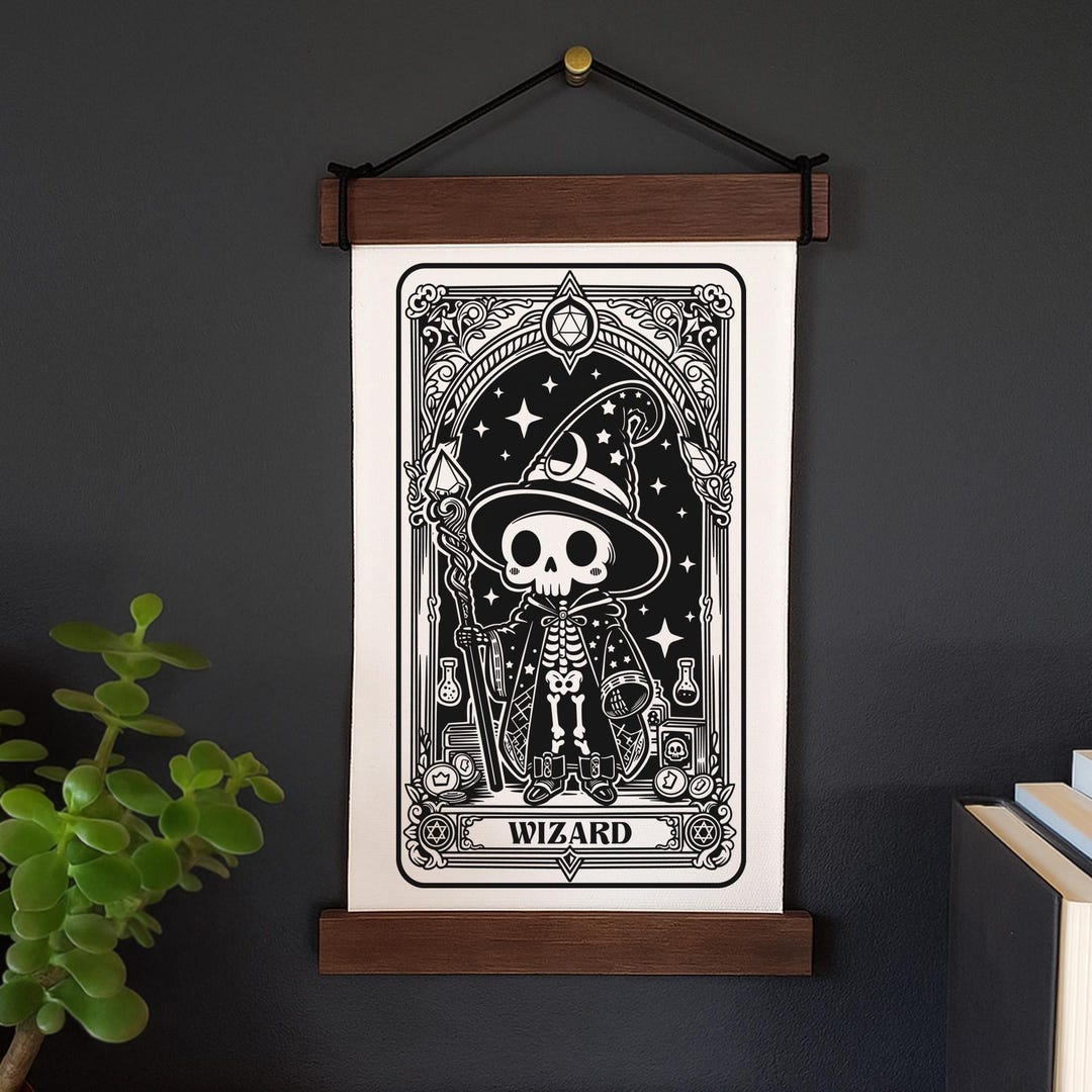 Wizard Class Banner – Handcrafted Wall Hanging - Dungeons & Dragons ...