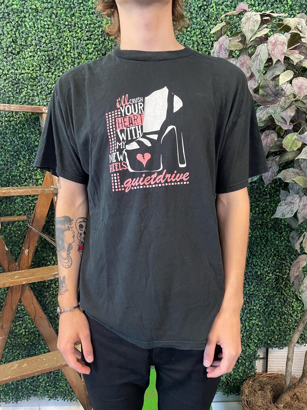 Vtg Y2k QUIETDRIVE HEEL CRUSH Band Tshirt // 2000s Vintage Fashion ...