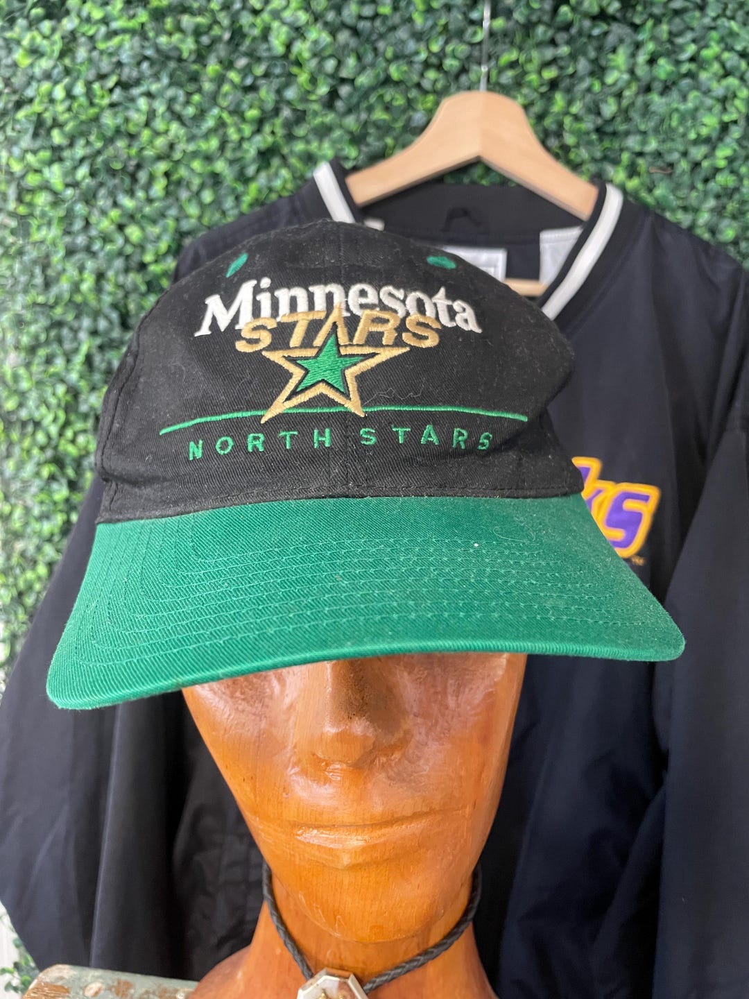 Vtg 90s MINNESOTA NORTH STARS Hat // Cap Snap Back Fun Summer Vibe ...
