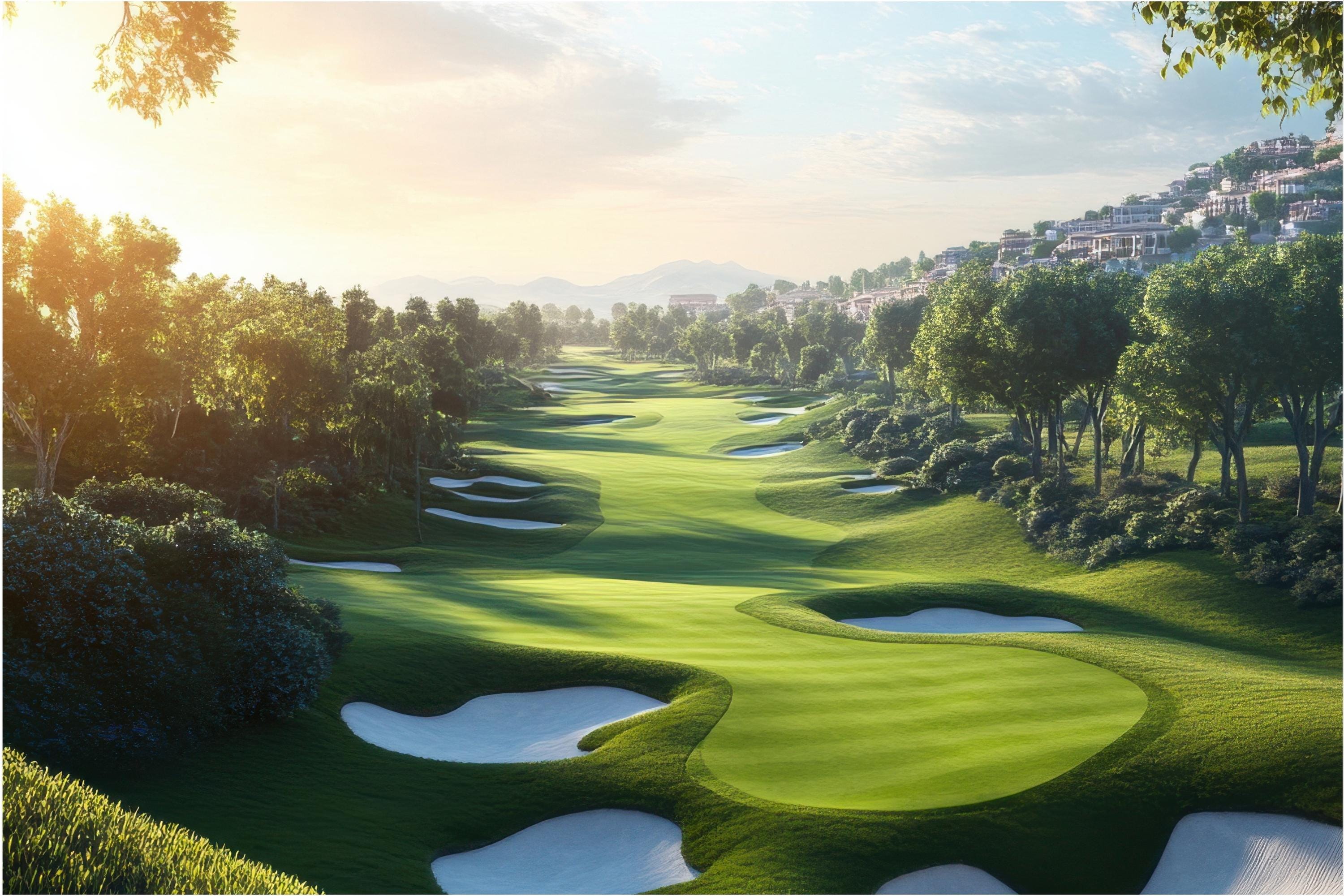 Golf Backdrop Golf Background Sport Digital Backdrop Golf Portrait ...