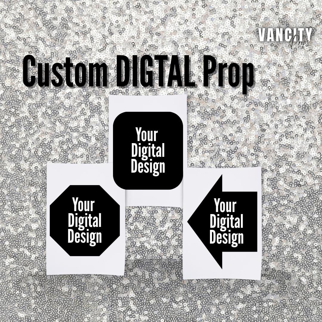 3 Custom Digital Props | DIY | Print Yourself - Etsy