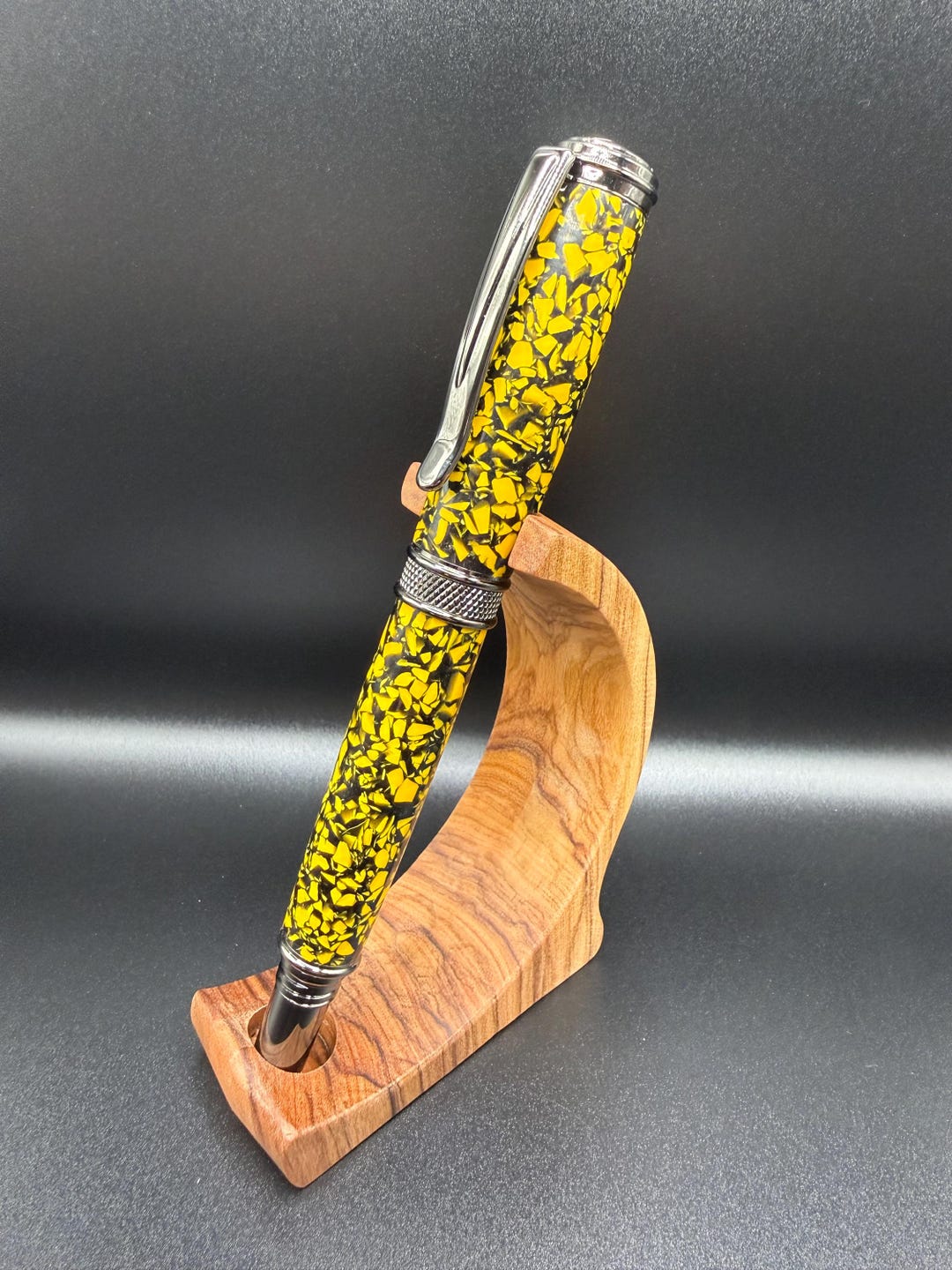 Handcrafted Heinz Field Pen – Yellow Seat Plastic & Black Resin ...
