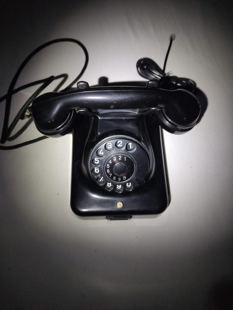 Antique Bakelite Telephone - Etsy