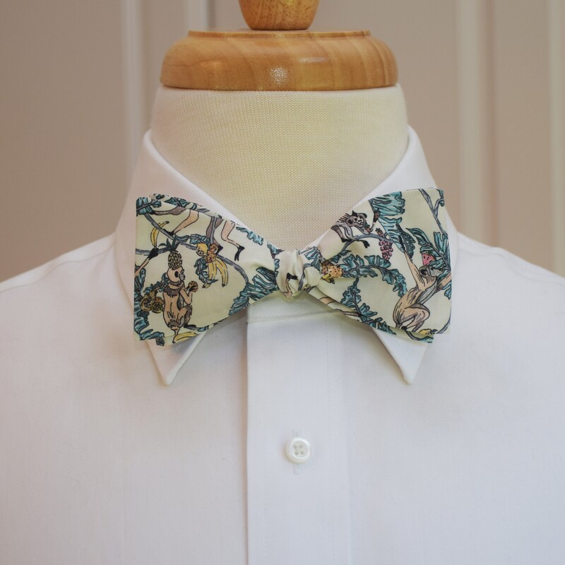 Palm Tree Bow Tie - Etsy