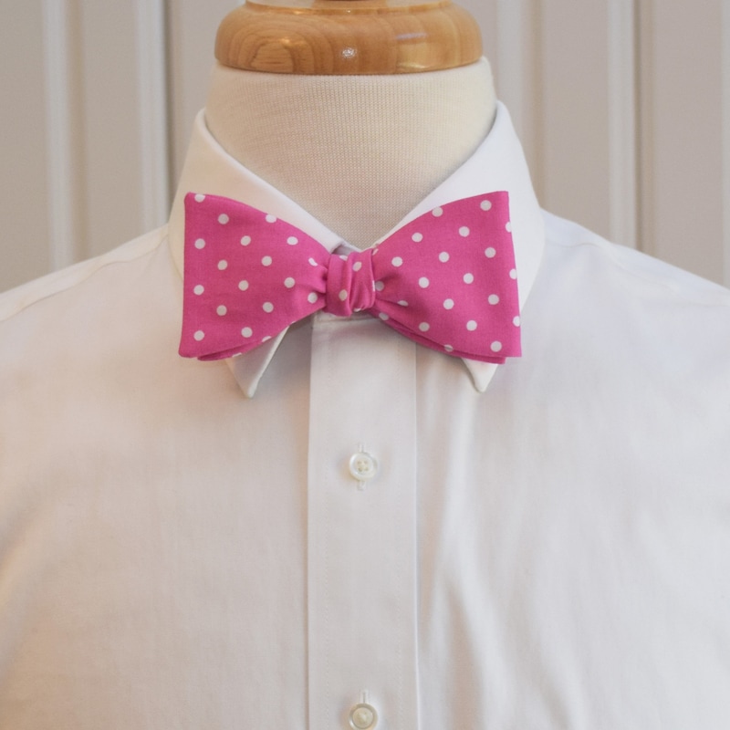 Pink Bow Tie - Etsy