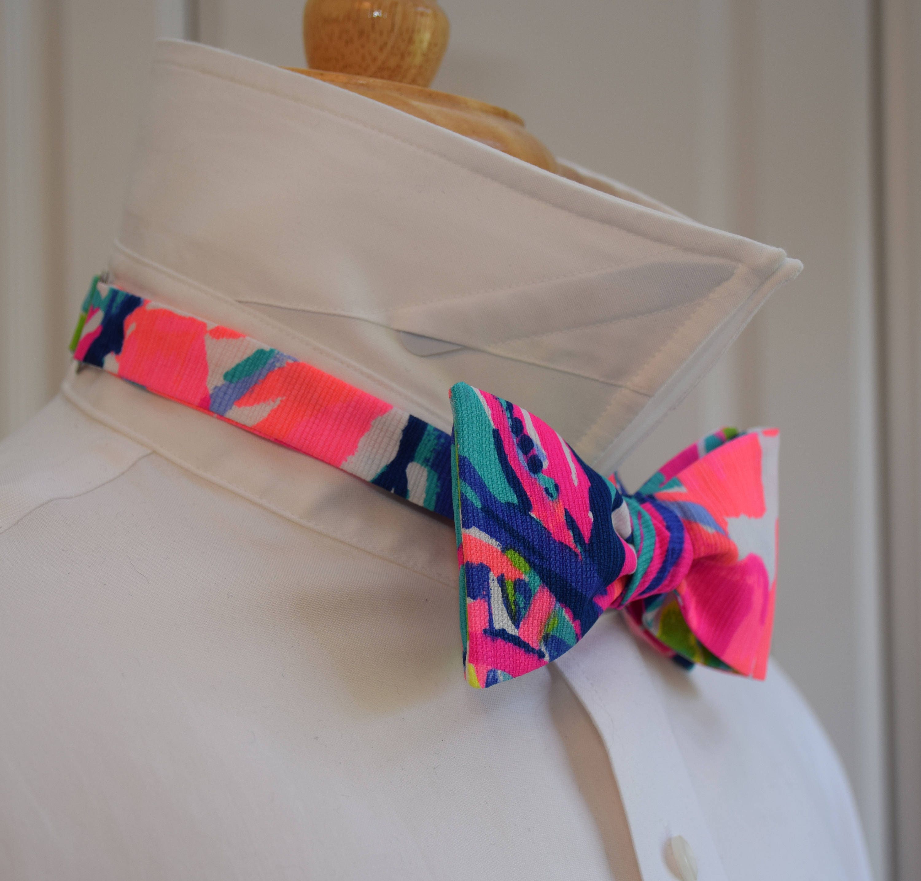 CUSTOM ORDER for Catherine M, 4 men's self-tie bow ties, 1 boy pre-tied ...