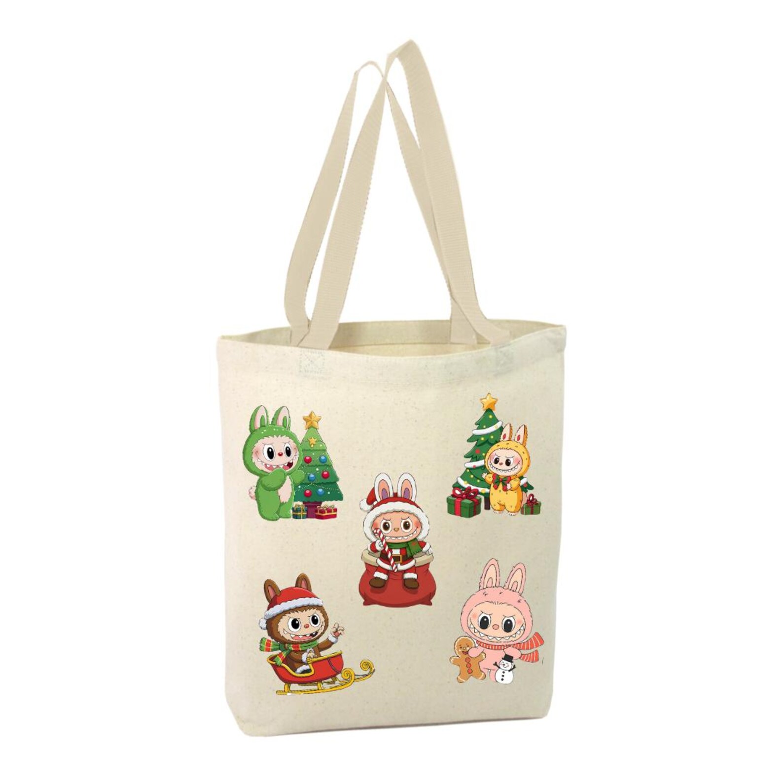 Kawaii Christmas Bunny Clipart Bundle | Holiday PNG (digital Download ...