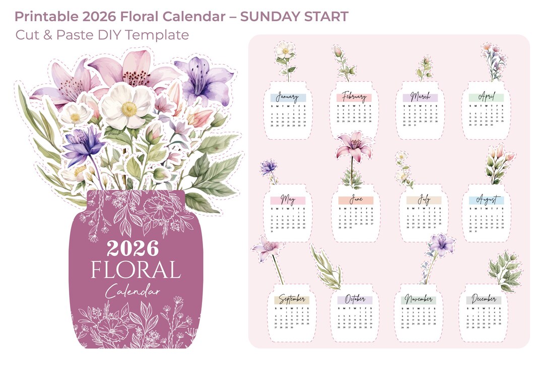 Mini 3D Christmas Calendar 2026 | DIY Paper Craft (digital Download) - Etsy