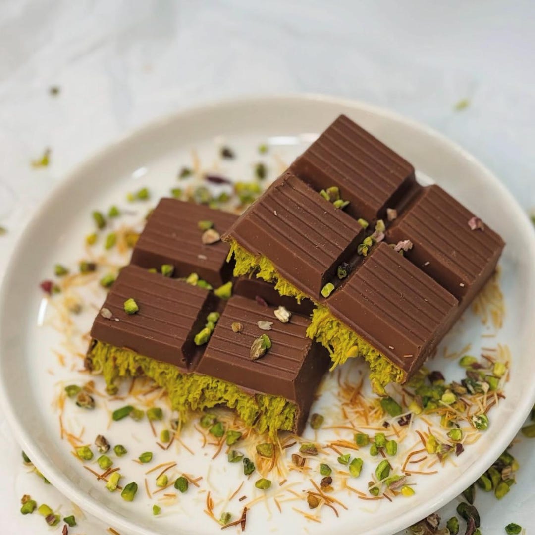 Dubai Pistachio Kadayif Chocolate Bar Recipe (download) - Etsy