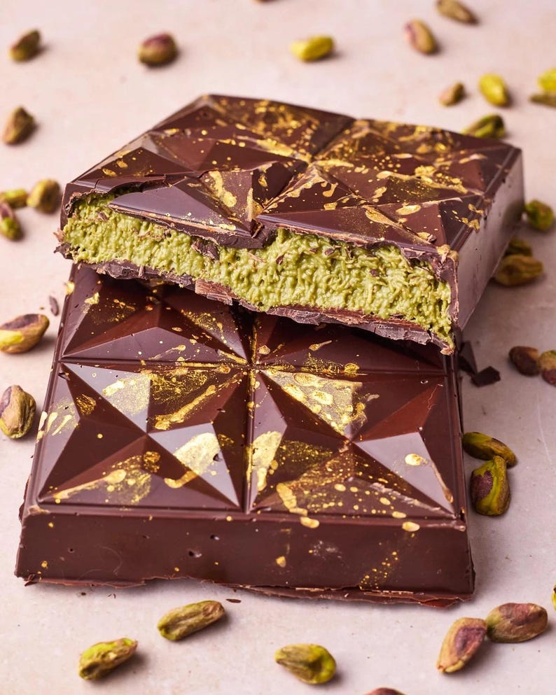Dubai Pistachio Chocolate Recipe: Middle Eastern Treat (PDF Download ...