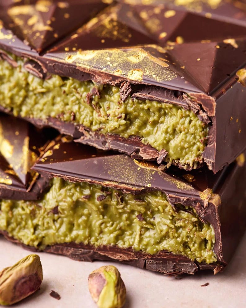 Dubai Pistachio Chocolate Recipe: Middle Eastern Treat (PDF Download ...