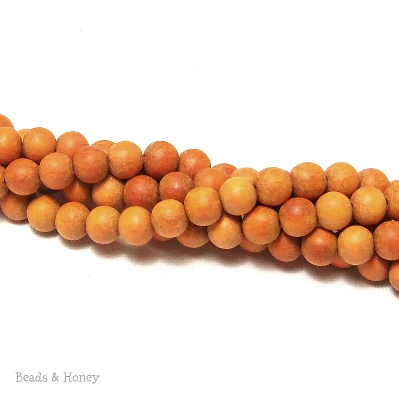 Unfinished Sibucao Wood, 8mm, Unwaxed, Round, Smooth, Natural Wood Bead ...