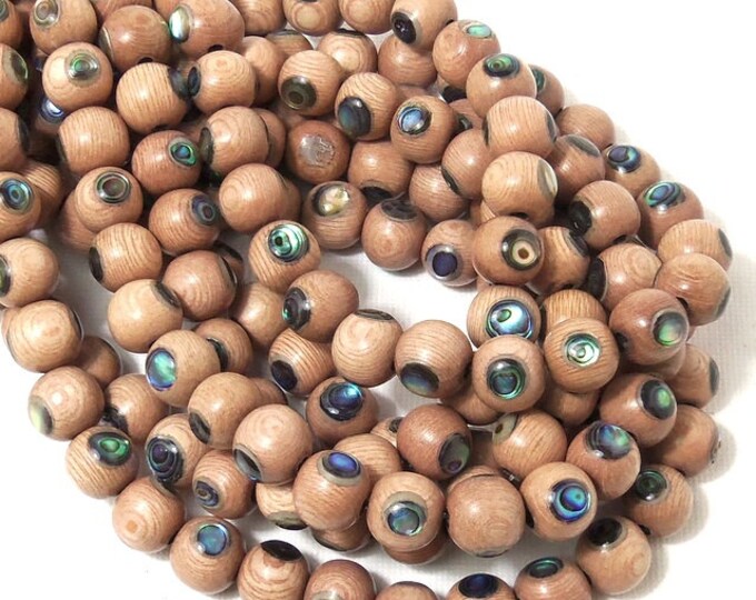 Rosewood With Abalone Shell Inlay Natural Wood and Shell - Etsy