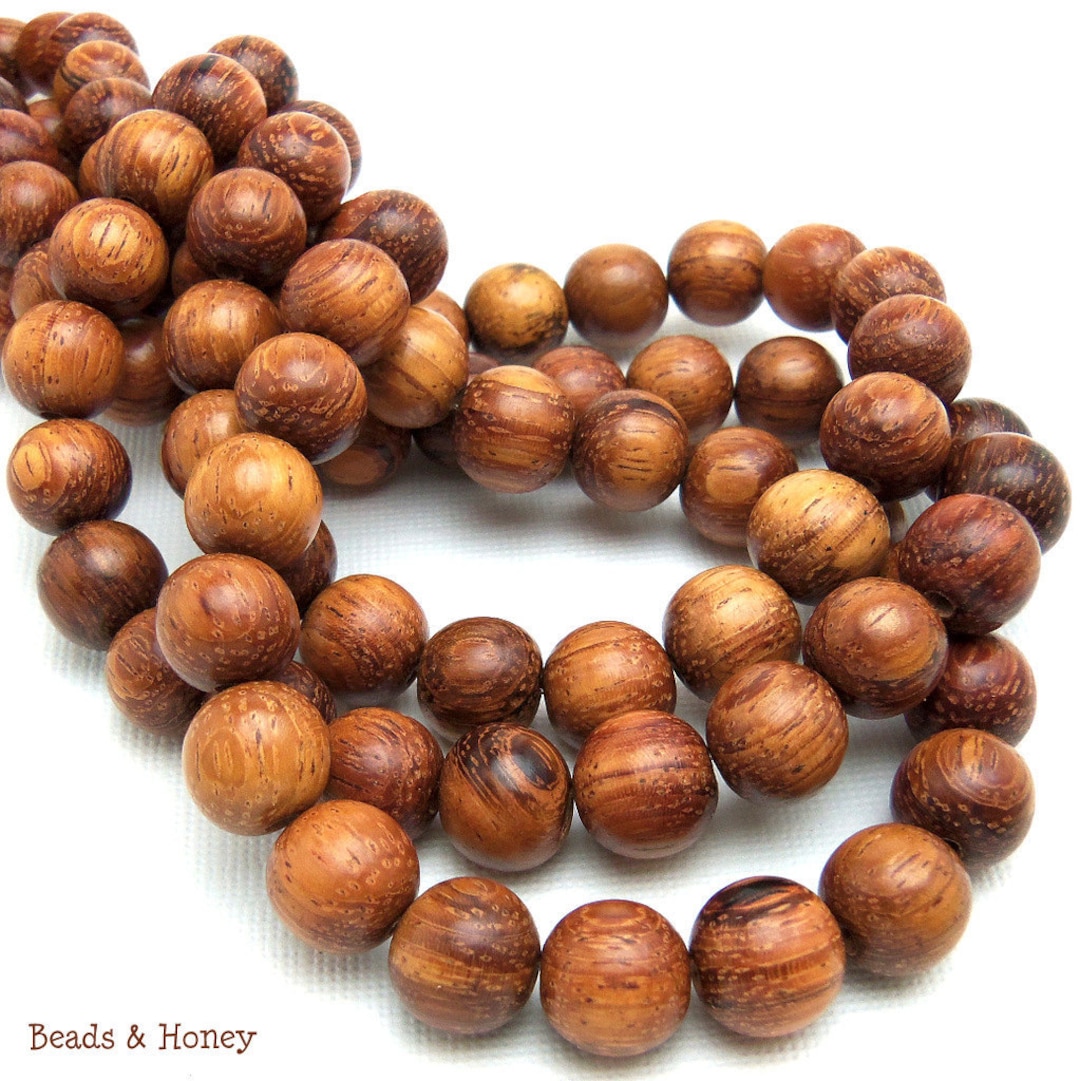 Bayong Wood Bead, 10mm, Round, Brown, Smooth, Natural Wood Beads ...