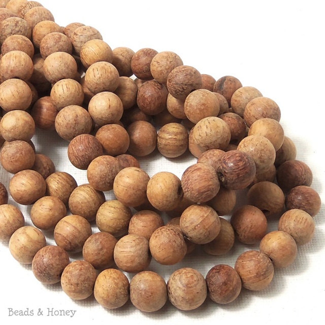 Unfinished Bayong Wood Beads, 10mm, Unwaxed, Matte, Round, Brown ...