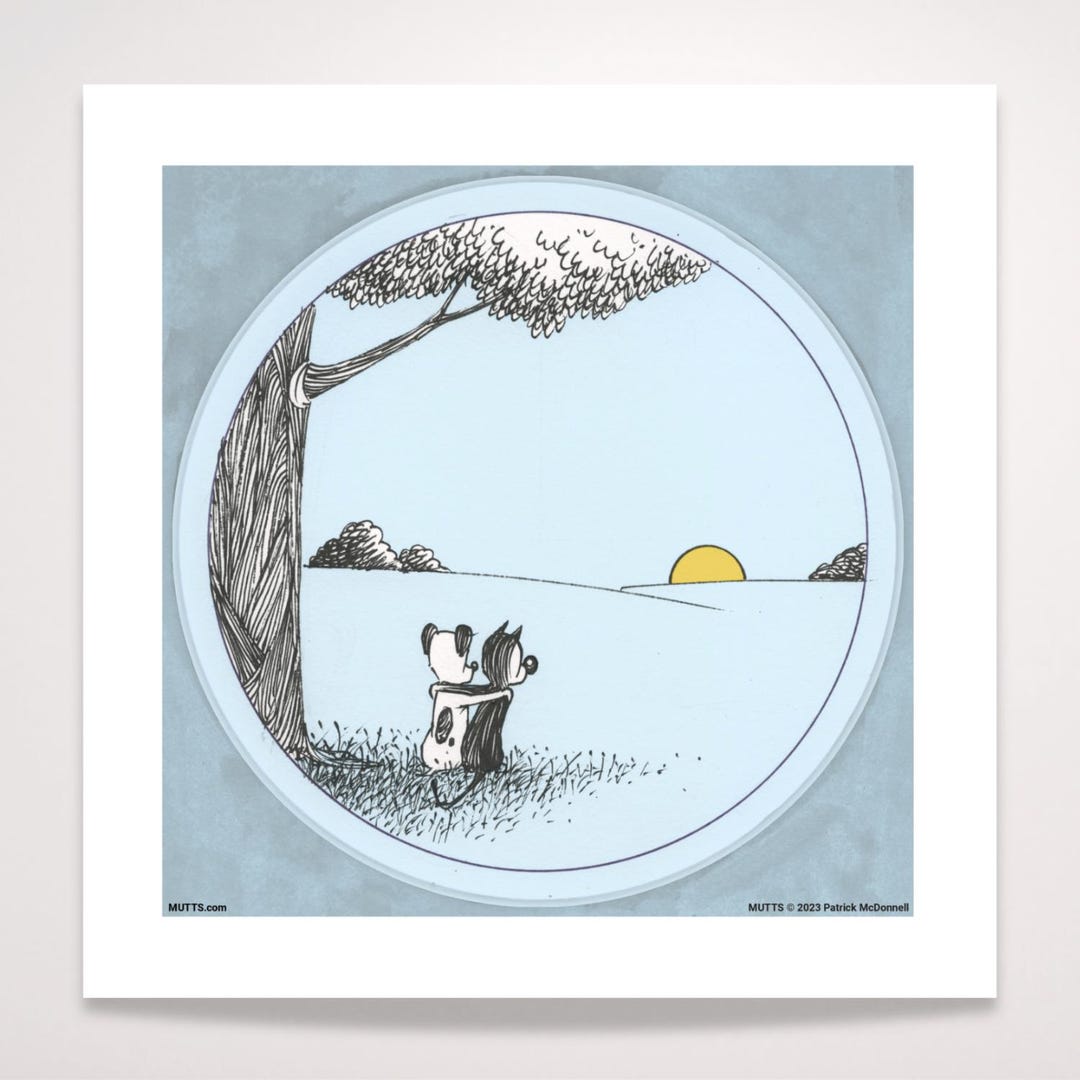 By Your Side MUTTS Giclee Print | Mooch and Earl | Pet Lover or ...
