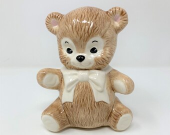 Teddy Bear Bank - Etsy