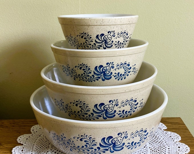 Pyrex Homestead Mixing Bowl Set Full Set - Etsy