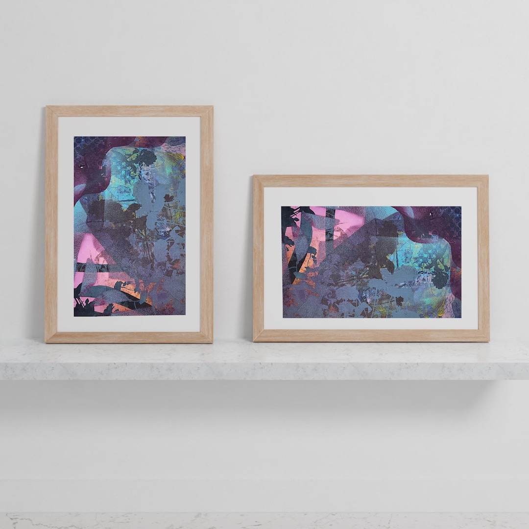 The 'eagentci'. A One-of-a-kind, Handmade Multi-color Floral/abstract ...