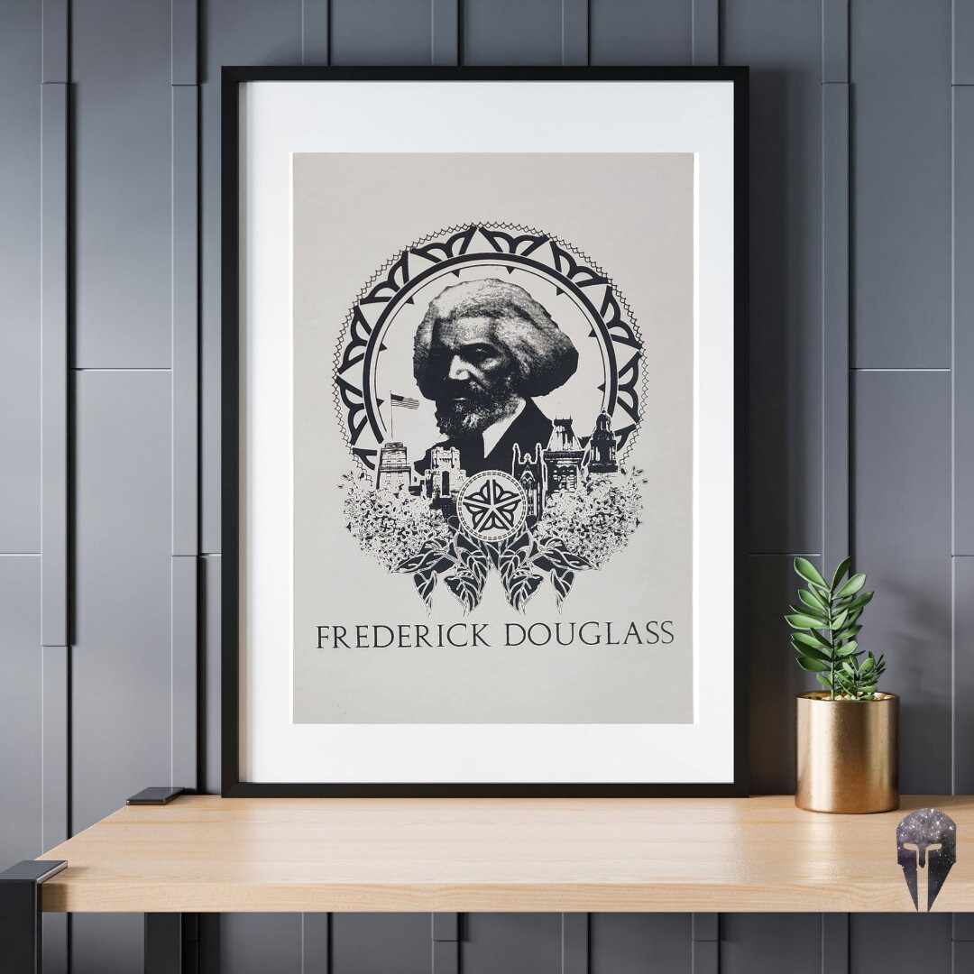 Frederick Douglass Wall Art: Original Graphic Hand Screen Printed ...