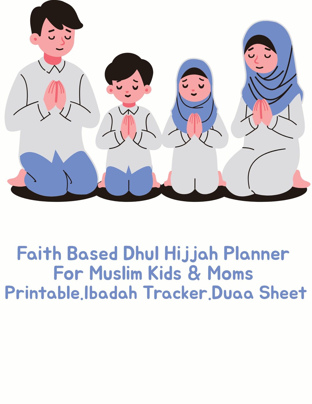 Muslim Kids Dhul Hijjah Planner 10 Day Ibadah Tracker and Islamic ...
