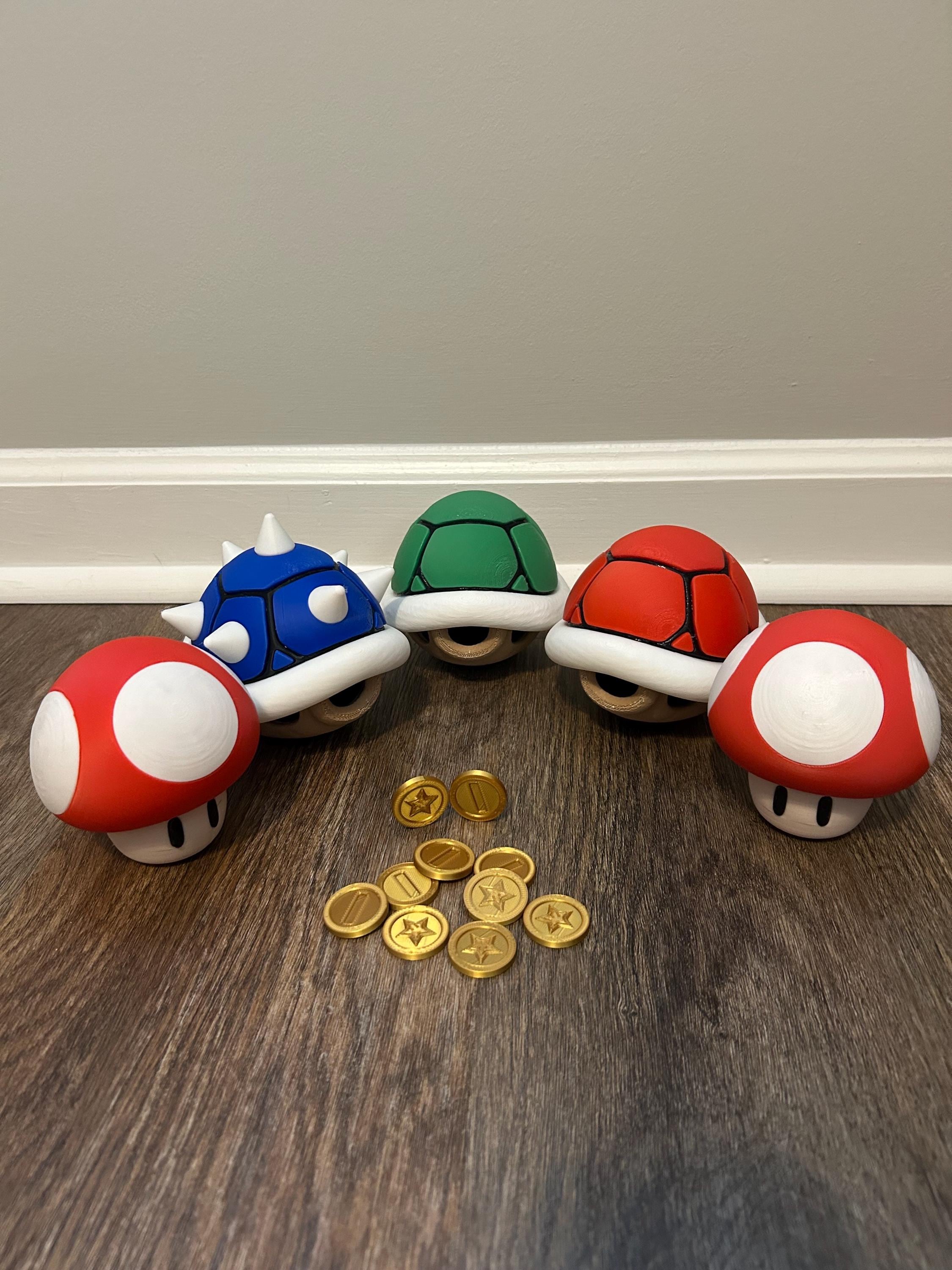 Super Mario Bros Gold Nintendo Mario Kart Coins 3D Printed Luigi Mario ...
