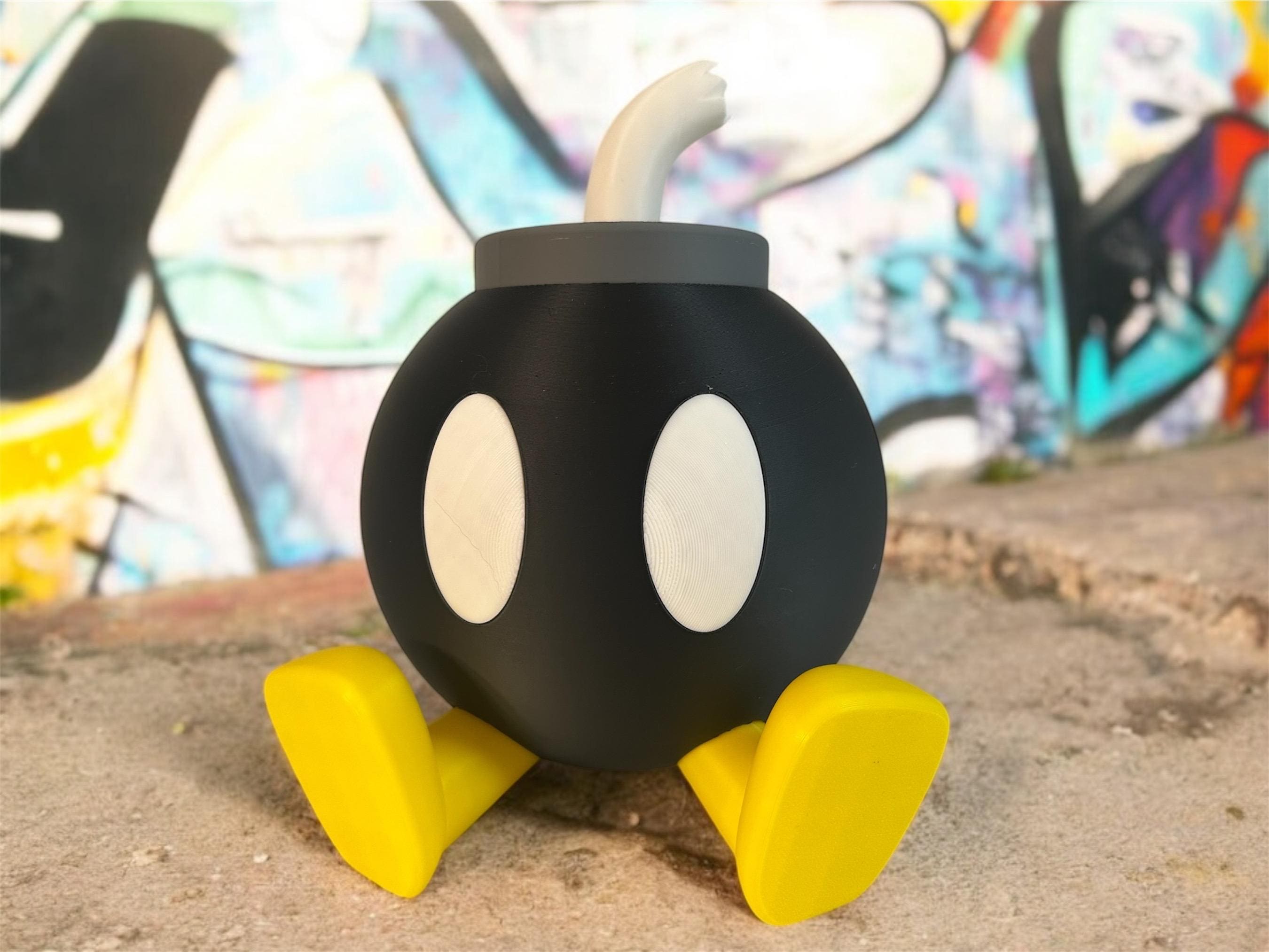 Life Sized Bob Omb Mario Piggy Bank Stash Box - Super Mario Cosplay ...