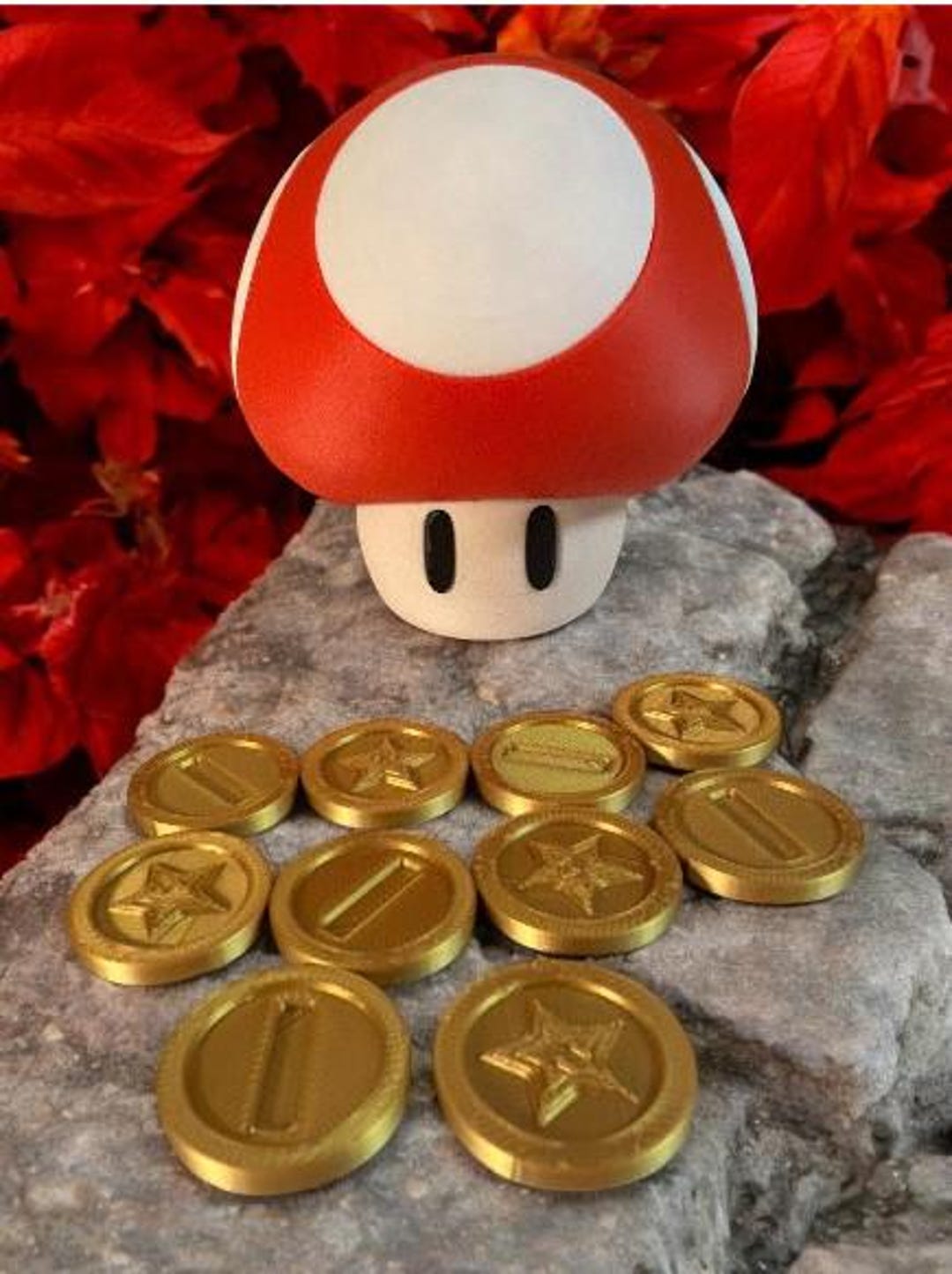 Mario Coin Replicas - 3D Printed Mario Coin Props - Super Mario Fan Art ...