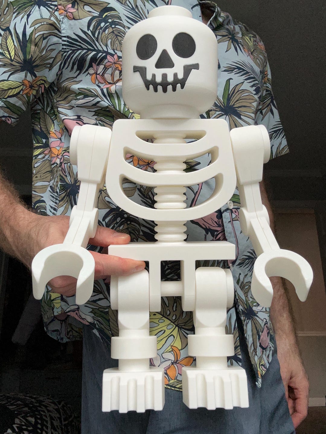 Giant Brick Style Skeleton Halloween Decor Pirate Skeleton Big Brick ...
