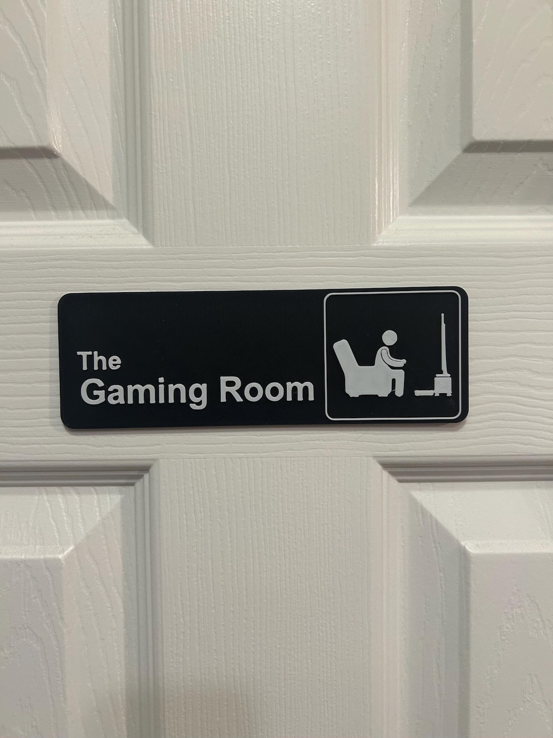 The Gaming Room Door Office Sign - Gamer Man Cave Sign - Video Game ...