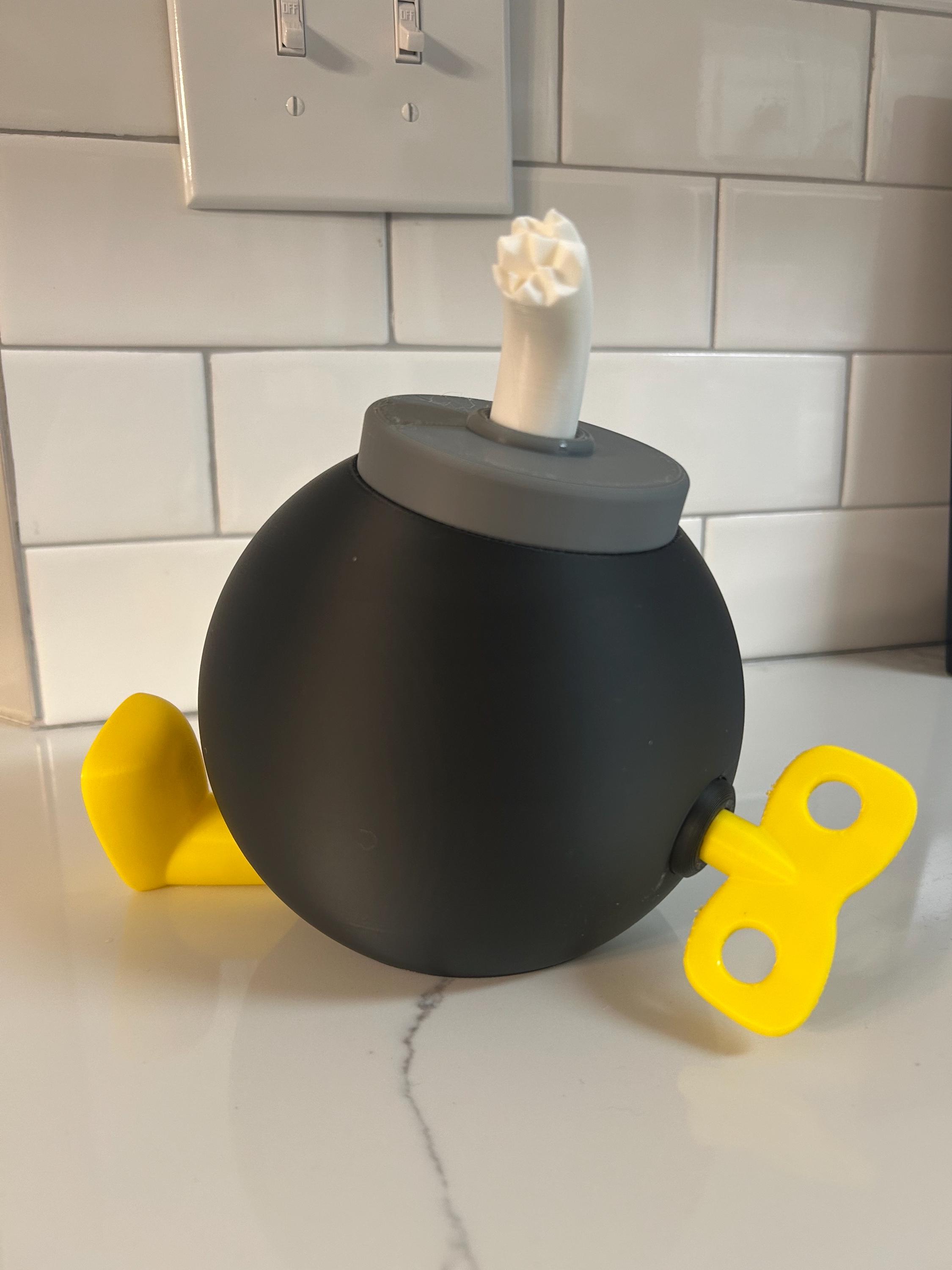 Life Sized Bob Omb Mario Piggy Bank Stash Box - Super Mario Cosplay ...