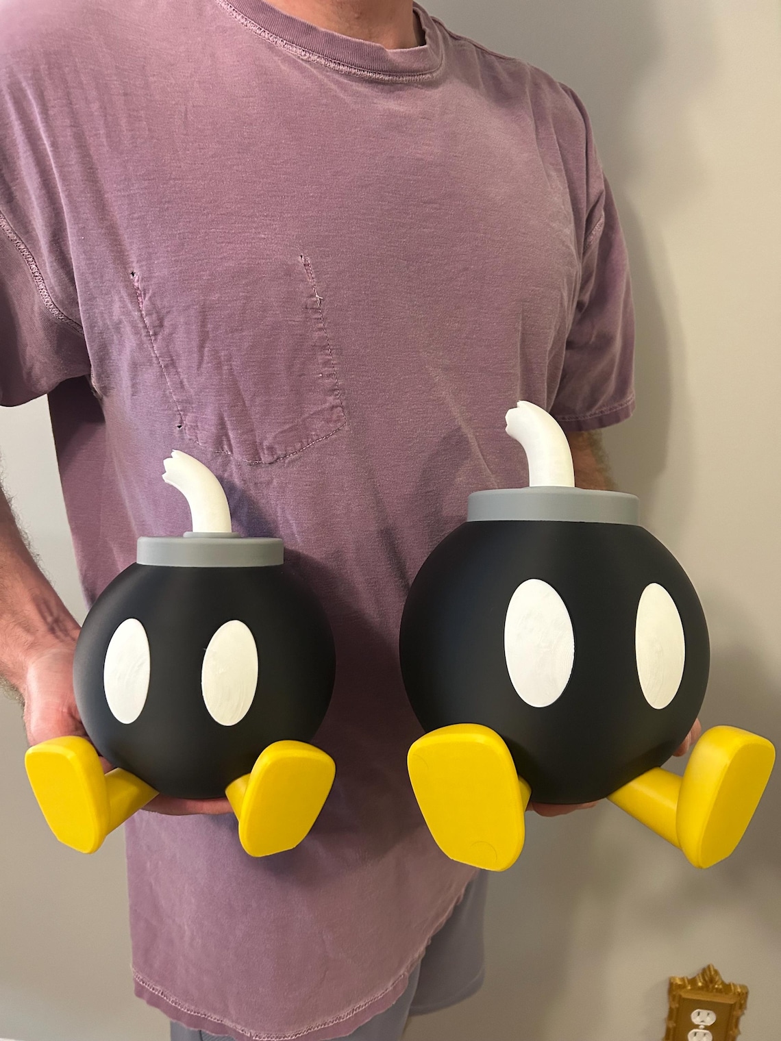 Life Sized Bob Omb Mario Piggy Bank Stash Box - Super Mario Cosplay ...