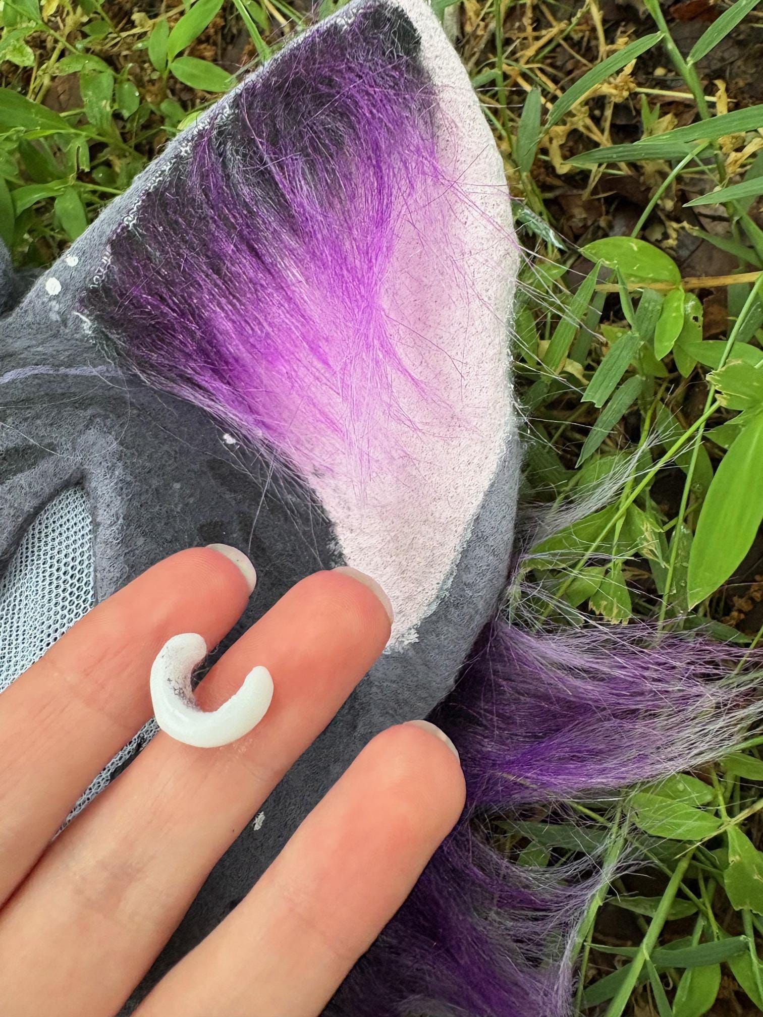 Cat Therian Mask || Star Eyes || Purple Cat || Quadrobics Otherkin ...