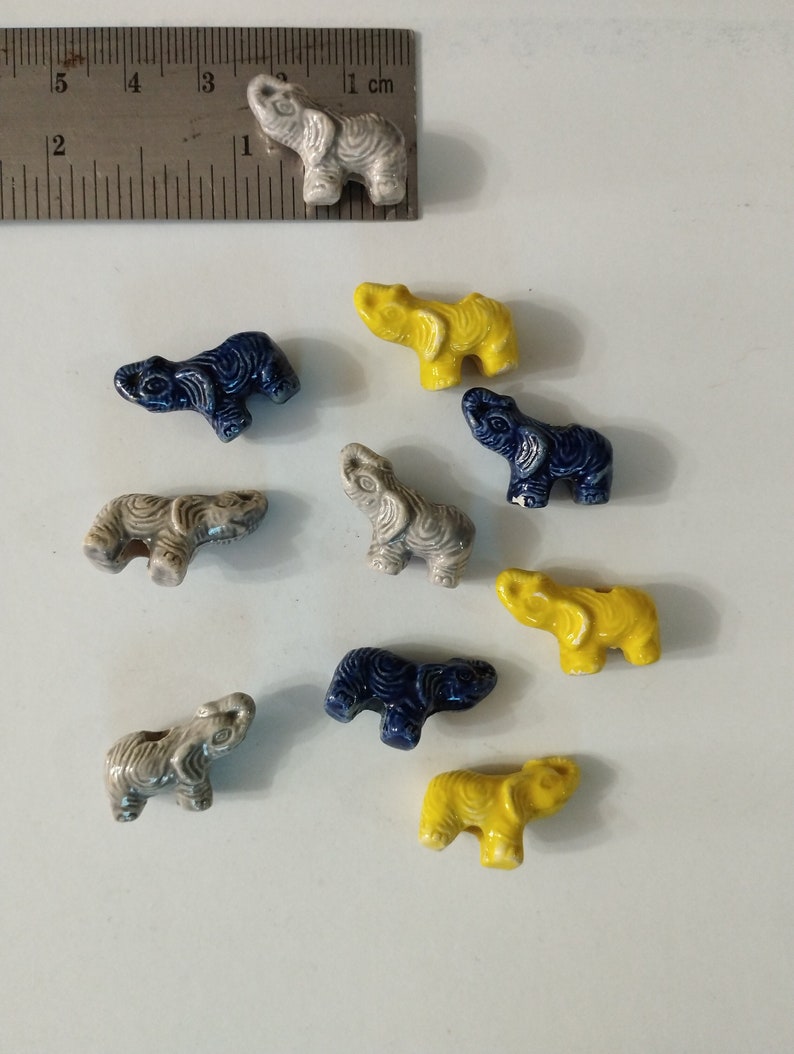 10 Peruvian Ceramic Animal Bead Clay Mixed Model Handmade New Art Peru ...