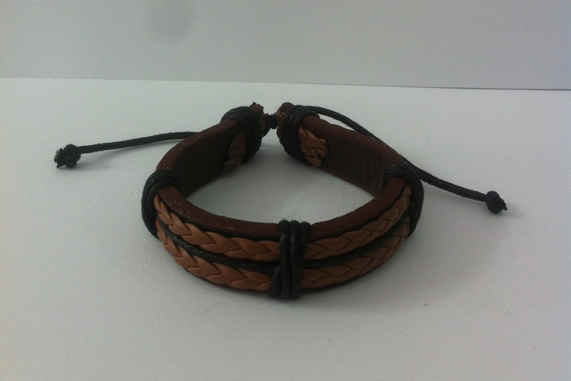 Peruvian Leather Braided Bracelet Friendship Bracelet Handmade | Etsy