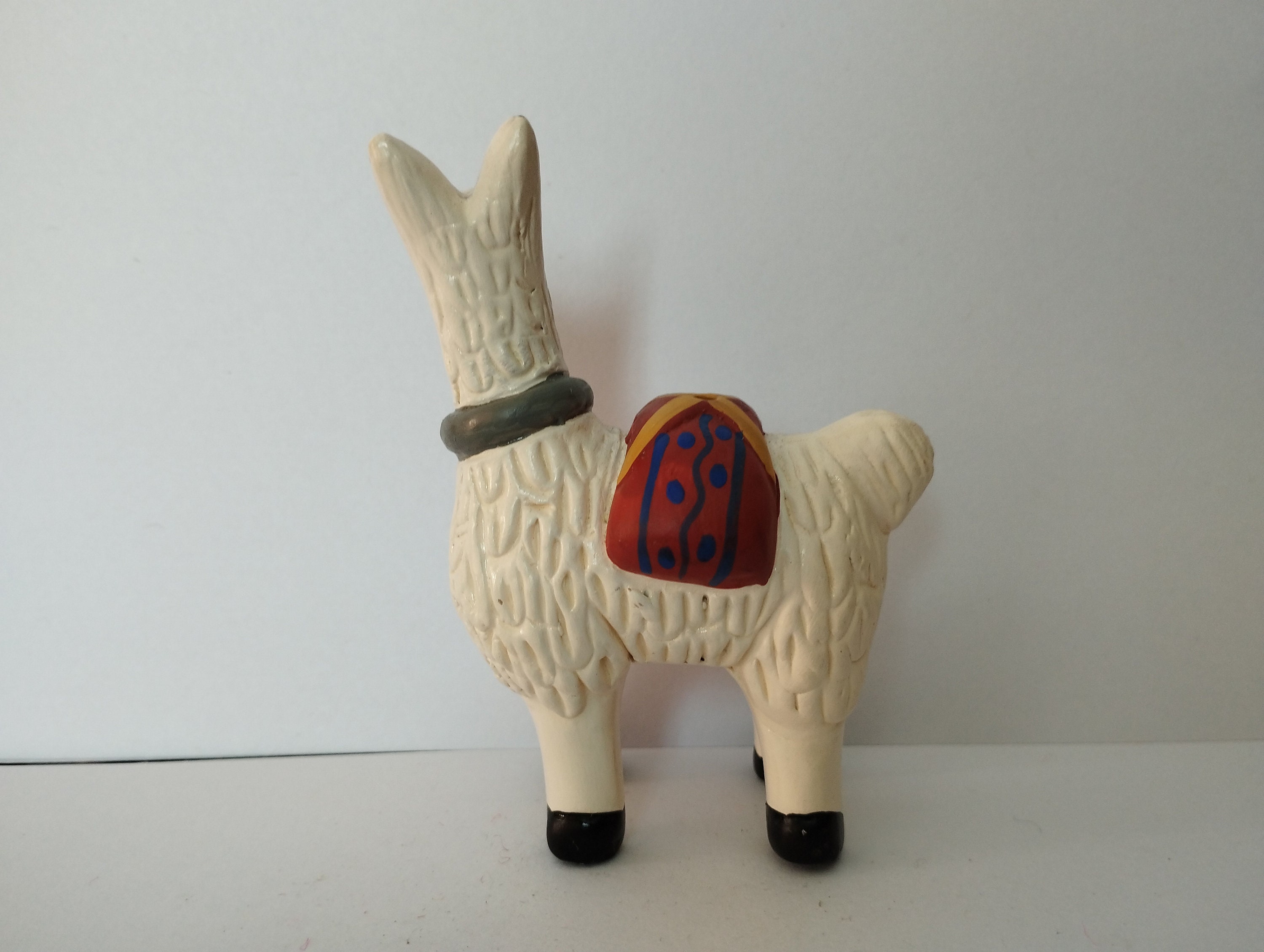 Medium LLAMA 3 5/8 Art Peruvian Figurine Ceramic Clay - Etsy