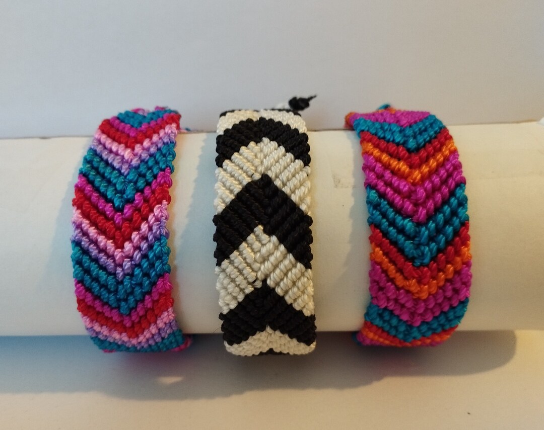1 Peruvian Macrame Friendship Bracelet Wristband Unisex New Ethnic ...