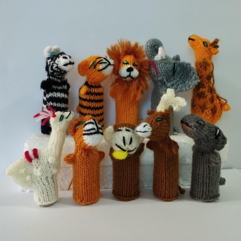 Animal Finger Puppet - Etsy