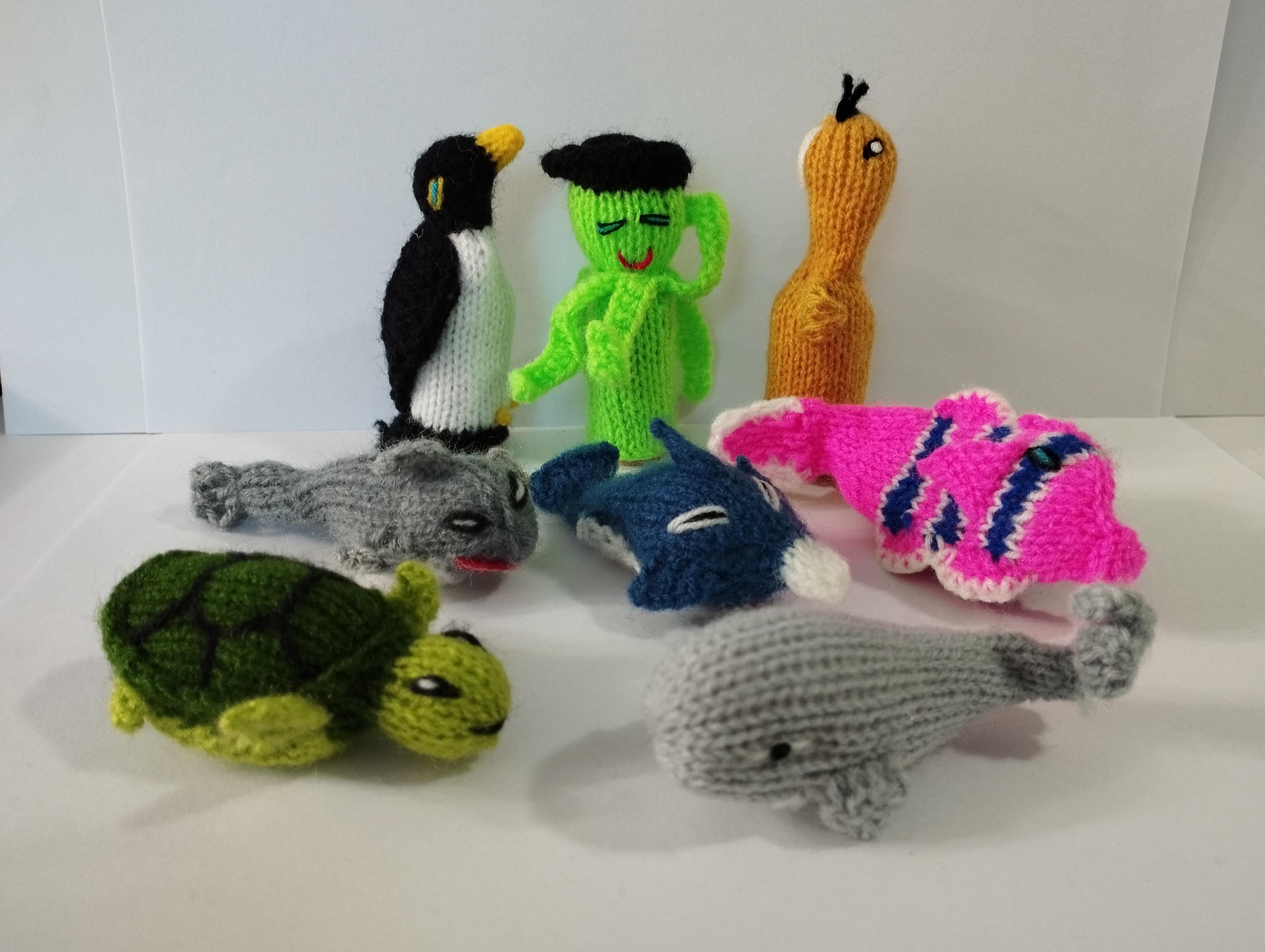 8 Peruvian Finger Puppet Wool SEA Collectable Handmade New Peru - Etsy