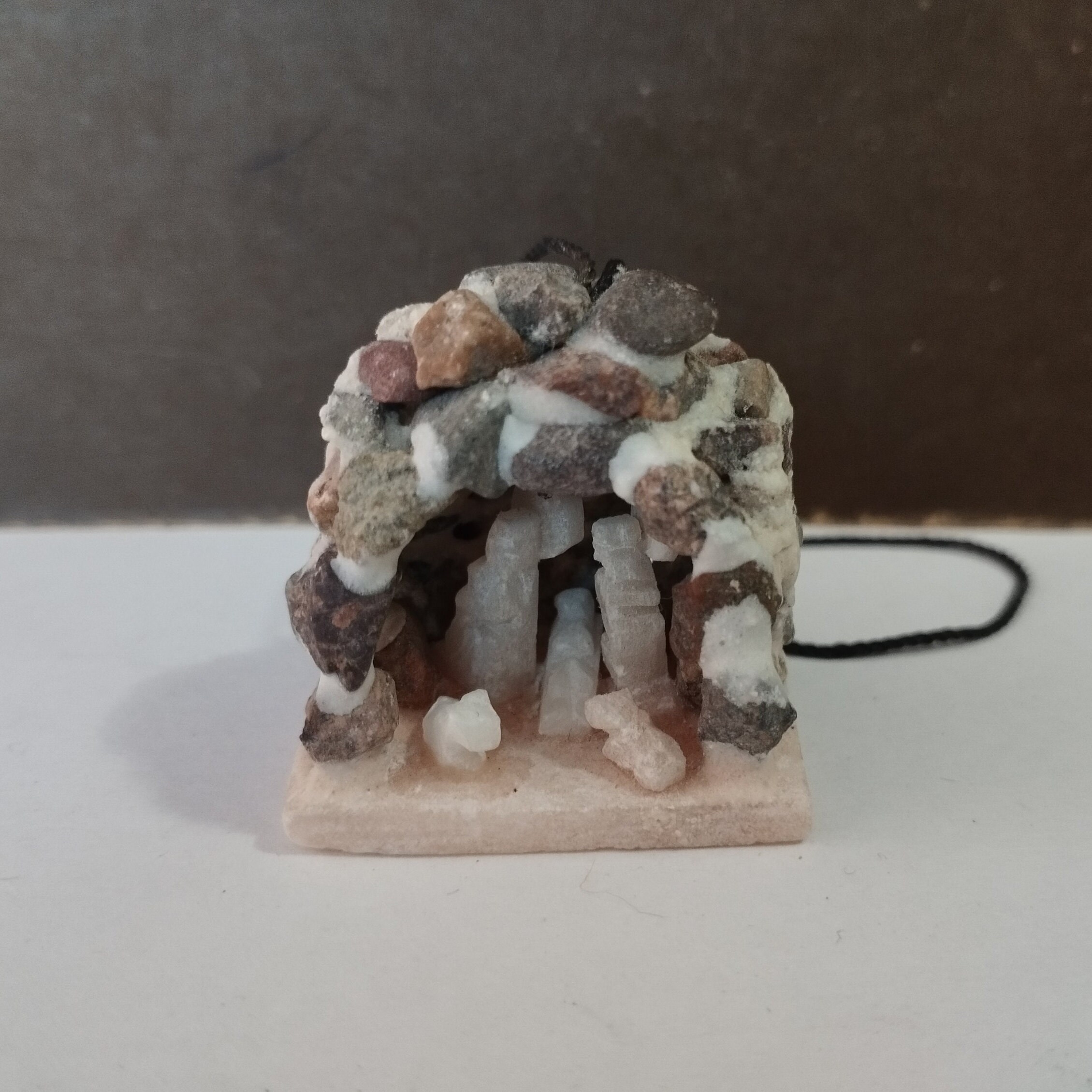 Mini Peruvian Huamanga Stone Nativity Hanging Christmas Tree Ornament ...